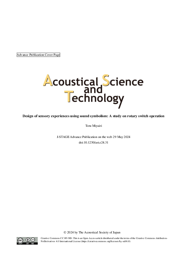 (PDF) Design of sensory experiences using sound symbolism: A study on ...