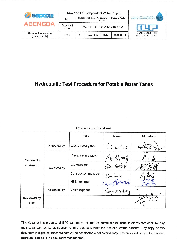 (PDF) Taweelah RO Independent Water Project