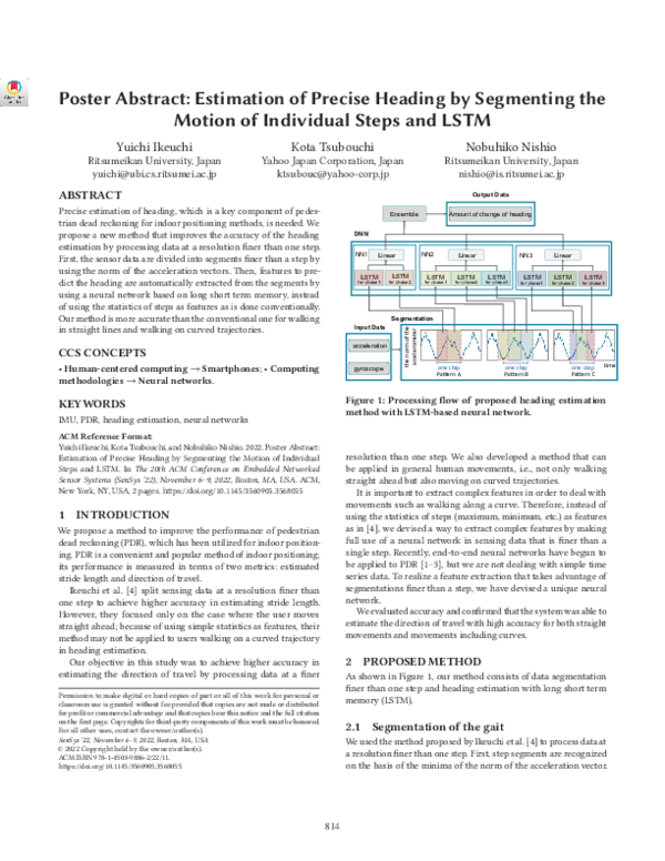 Estimation of Precise Heading by Segmenting the Motion of Individual ...