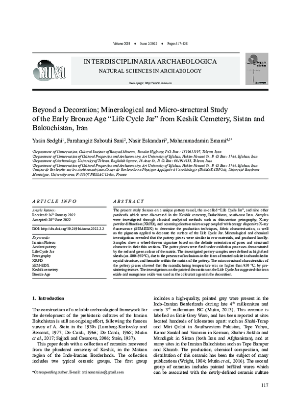 (PDF) Beyond a Decoration; Mineralogical and Micro-structural Study of ...