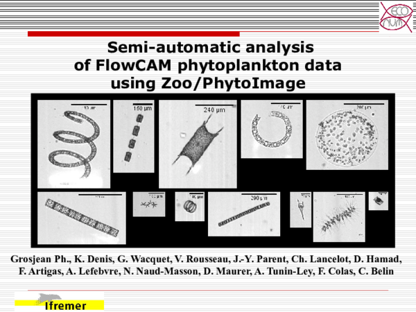 (PDF) Semi-automatic analysis of FlowCAM phytoplankton data using Zoo/PhytoImage