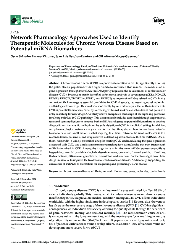 (PDF) Network Pharmacology Approaches Used to Identify Therapeutic ...