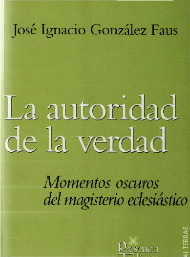 (PDF) José Ignacio González-Faus.