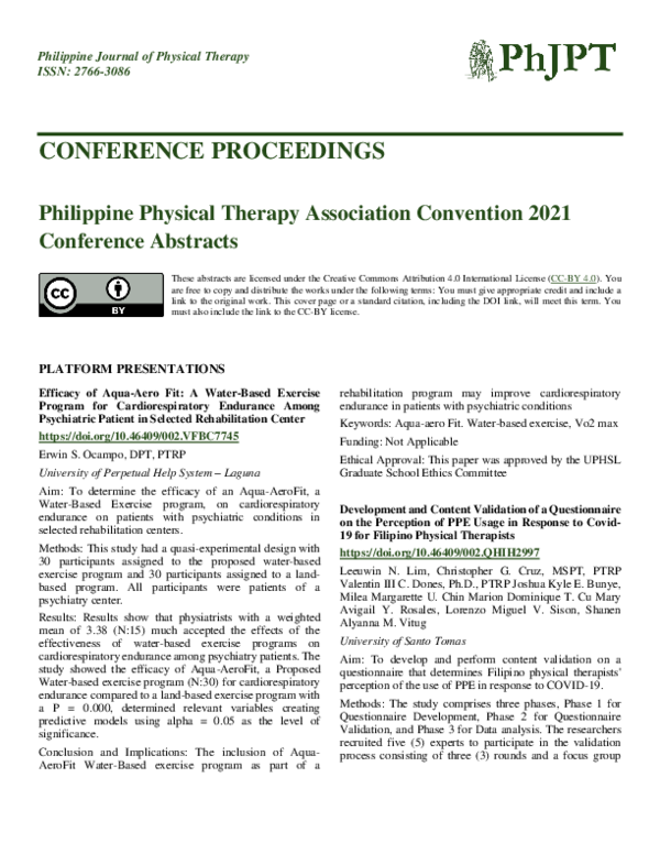 (PDF) Physical Therapy Students' Perceptions of Yoga Exercises as a ...