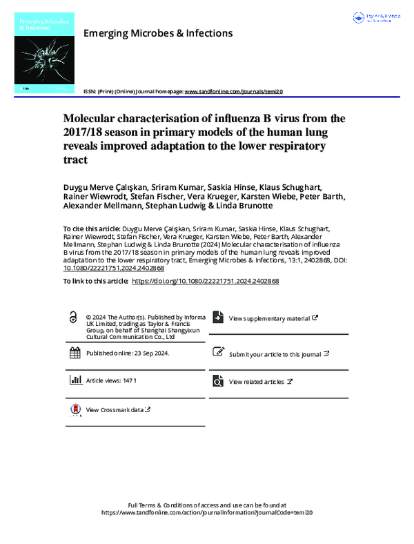 (PDF) Emerging Microbes & Infections