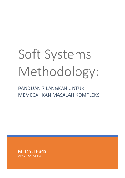 (PDF) Soft Systems Methodology: Panduan 7 Langkah untuk Memecahkan Masalah Kompleks