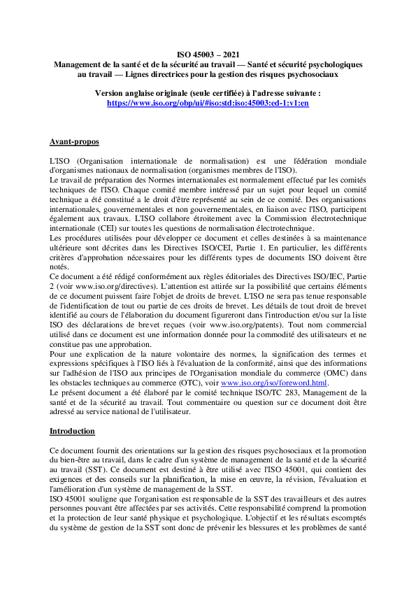 (PDF) Norme iso 45003-