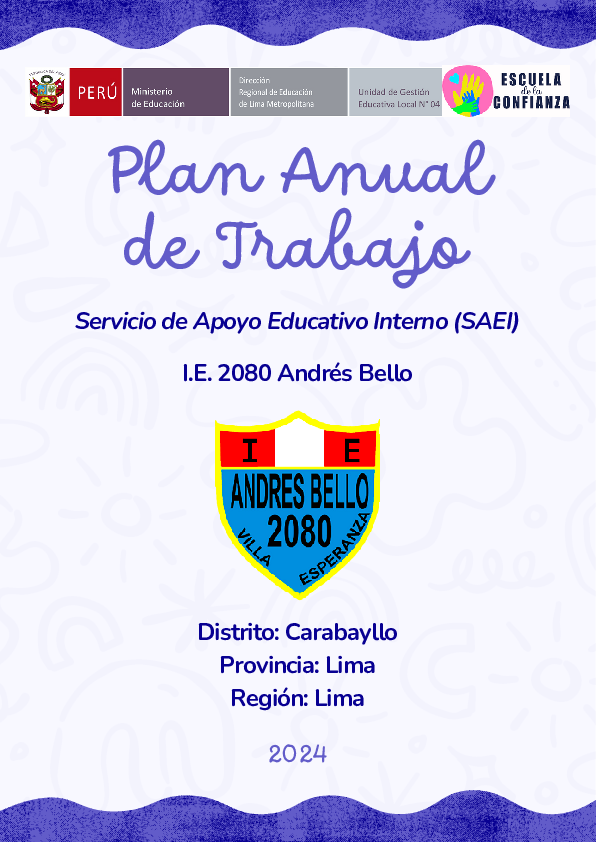 (PDF) Plan de Trabajo SAEI