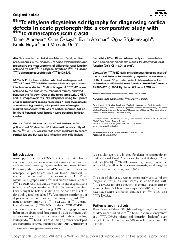 (PDF) 99mTc ethylene dicysteine scintigraphy for diagnosing cortical ...