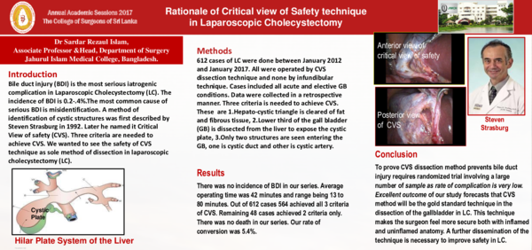 Rationale of Critical view of Safety technique in Laparoscopic ...