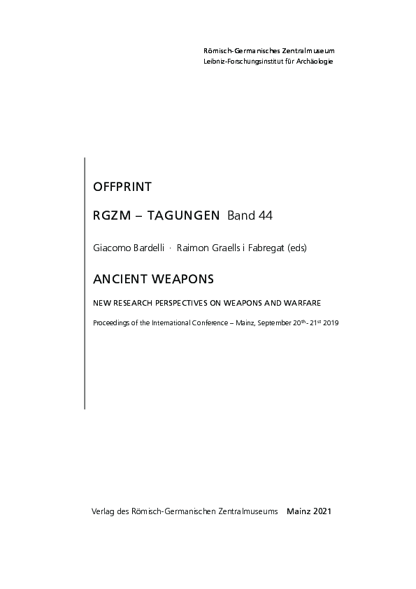 (PDF) WEAPONS AS SYMBOLS AND THEIR MANIPULATION: THE CASE OF TOMB 1 ...