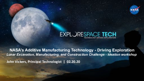 (PDF) NASA’s Additive Manufacturing Technology - Driving Exploration