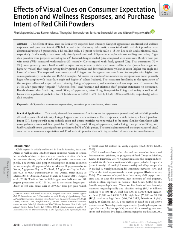 (PDF) Effects of Visual Cues on Consumer Expectation, Emotion and ...
