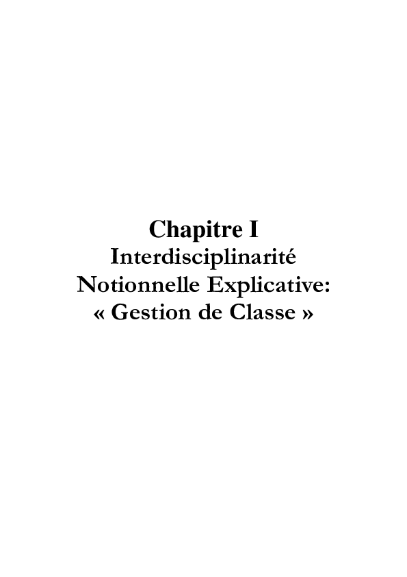 (PDF) Interdisciplinarité Notionnelle Explicative : une approche ...