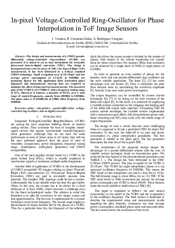 (PDF) In-pixel voltage-controlled ring-oscillator for phase ...