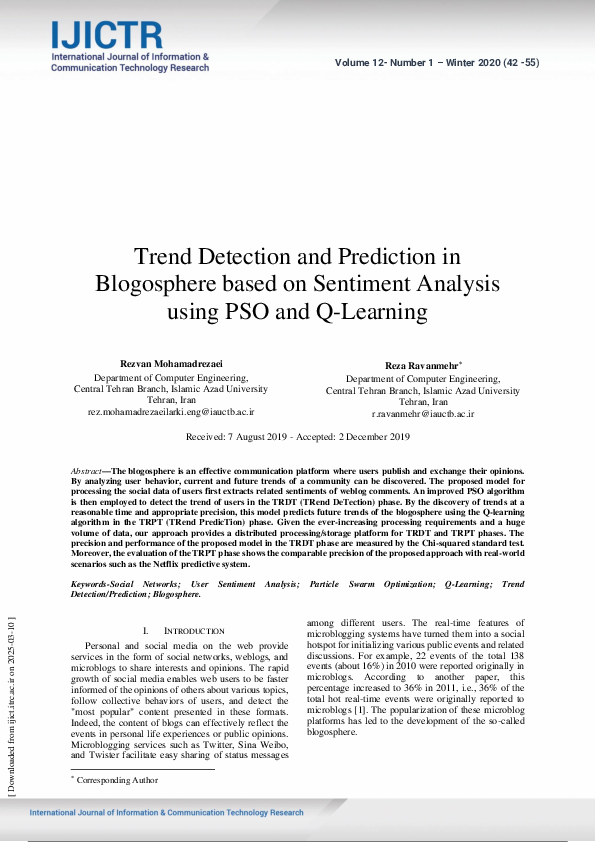 (PDF) A text classification method based on combination of Information gain and graph clustering