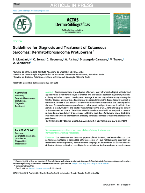 (PDF) Guidelines for the diagnosis and treatment of cutaneous squamous ...