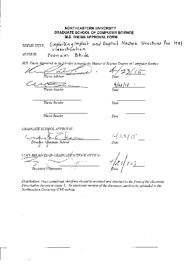Exploiting implicit and explicit network structures for text classification