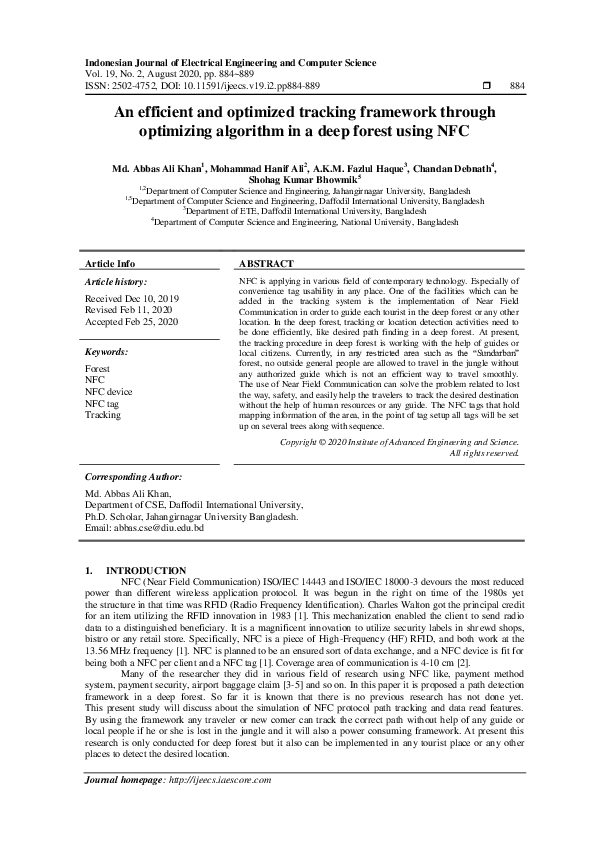 (PDF) An efficient and optimized tracking framework through optimizing algorithm in a deep ...