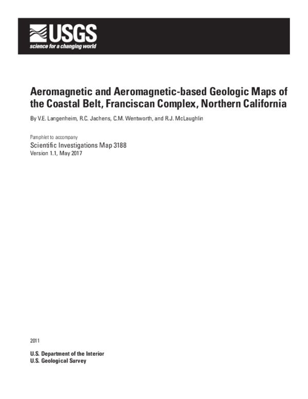 (PDF) Aeromagnetic and aeromagnetic-based geologic maps of the Coastal ...