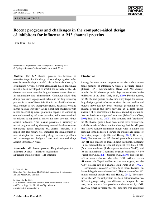 (PDF) Recent progress and challenges in the computer-aided design of ...
