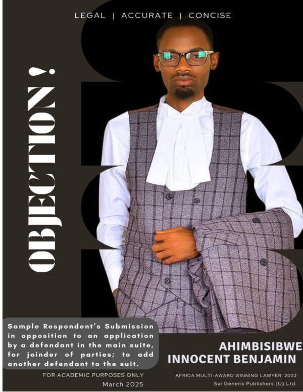 (PDF) Sample Court Submissions in opposition to application for joinder ...