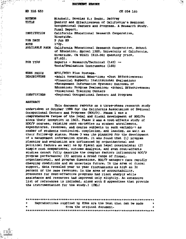 (PDF) Quality and Effectiveness of California's Regional Occupational ...