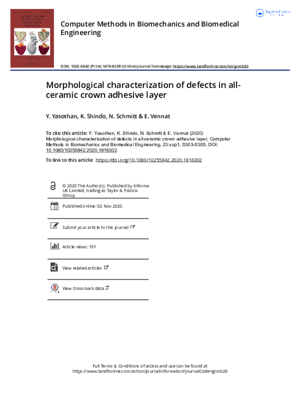 (PDF) Morphological characterization of defects in all-ceramic crown ...