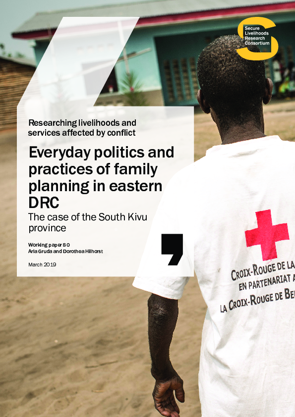 (PDF) Everyday politics and practices of family planning in eastern DRC ...