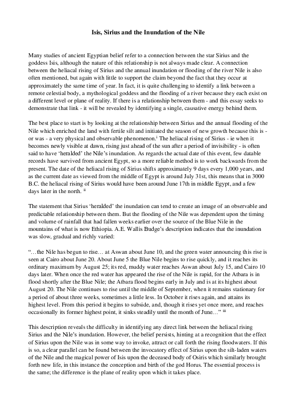 (PDF) Egyptian Magic: Exploring the relationship between the goddess ...