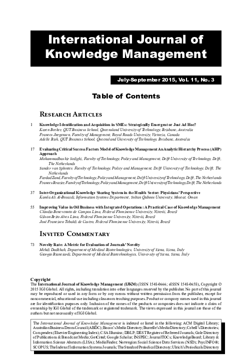 (PDF) Knowledge Identification and Acquisition in SMEs