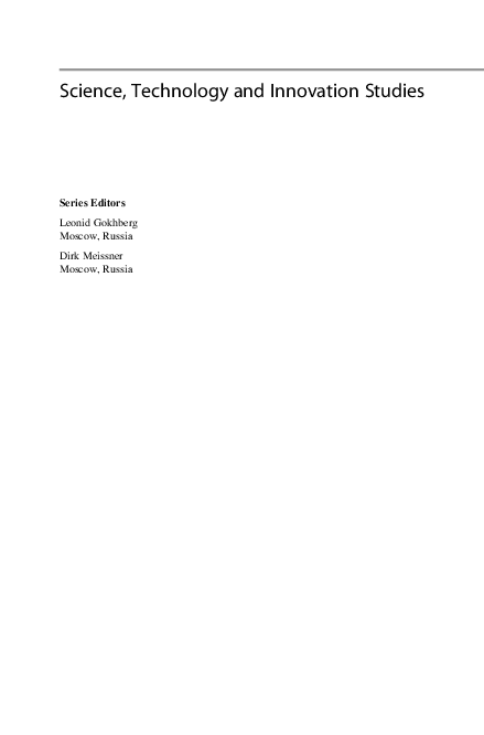 (PDF) Foresight for Science, Technology and Innovation