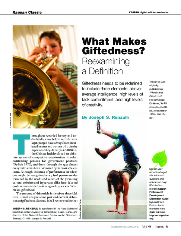 (PDF) What Makes Giftedness