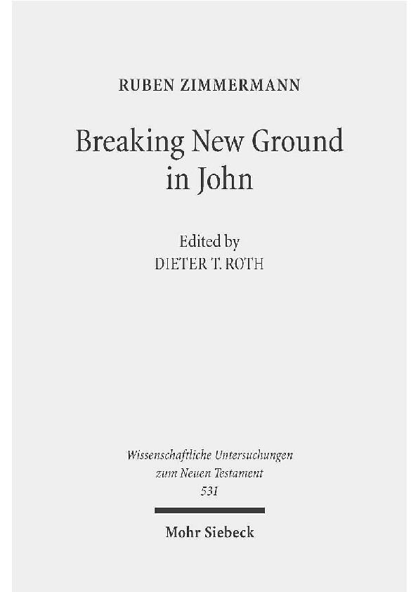(PDF) Zimmermann Breaking New Ground 2025 (ToC)