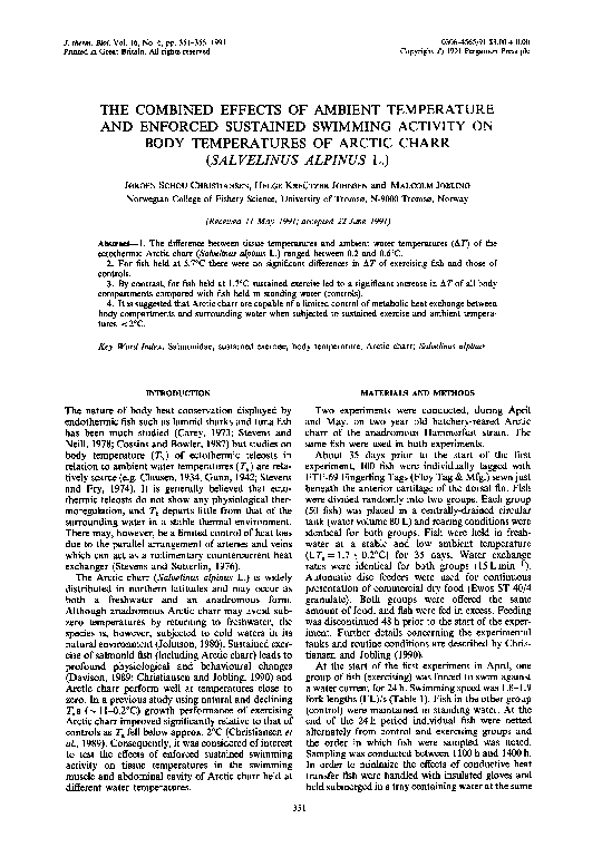 (PDF) The combined effects of ambient temperature and enforced ...