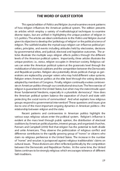(PDF) The Word of Guest Editor