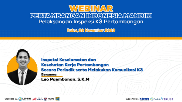 (PDF) Webinar Inspeksi K3 Pertambangan