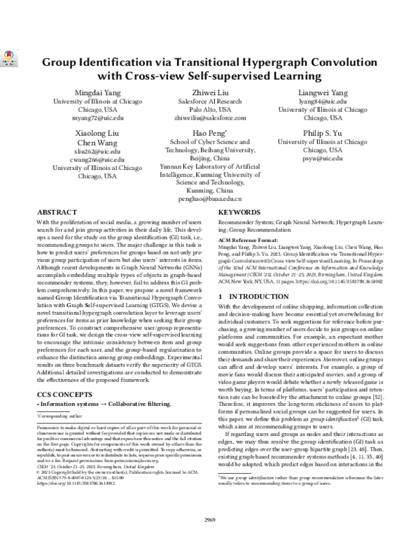 (PDF) Group Identification via Transitional Hypergraph Convolution with Cross-view Self ...