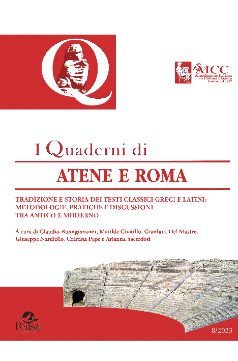 (PDF) Per un lessico greco della composizione letteraria antica