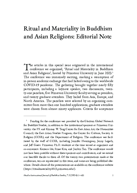 (PDF) Stephen F. Teiser and Shih-shan Susan Huang, "Ritual and ...