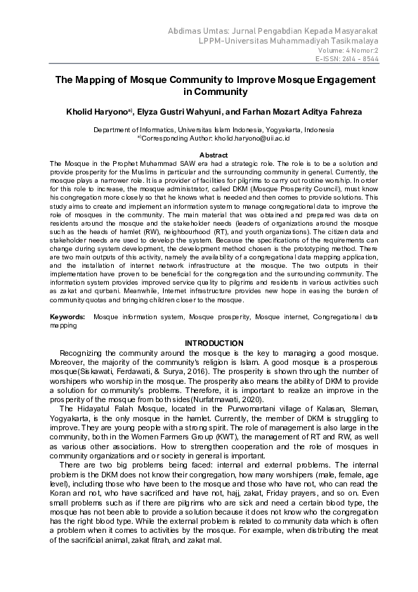 (PDF) Abdimas Umtas: Jurnal Pengabdian Kepada Masyarakat LPPM ...