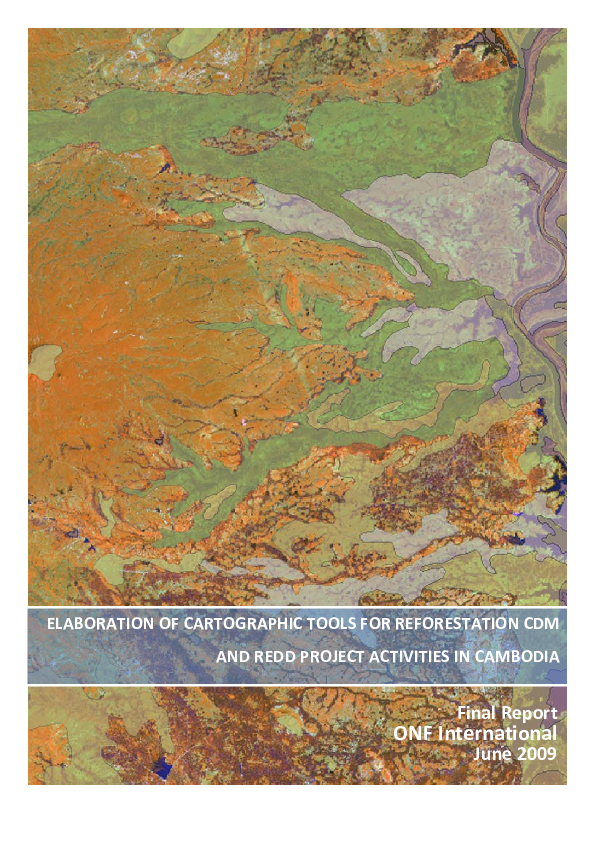 (PDF) ELABORATION OF CARTOGRAPHIC TOOLS FOR REFORESTATION CDM AND REDD ...