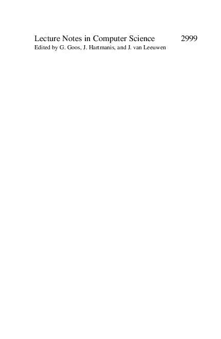 (PDF) Integrated Formal Methods