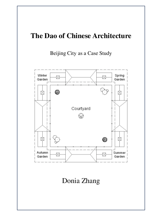(PDF) The Dao of Chinese Architecture