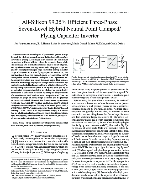 (PDF) All-Silicon 99.35% Efficient Three-Phase Seven-Level Hybrid ...