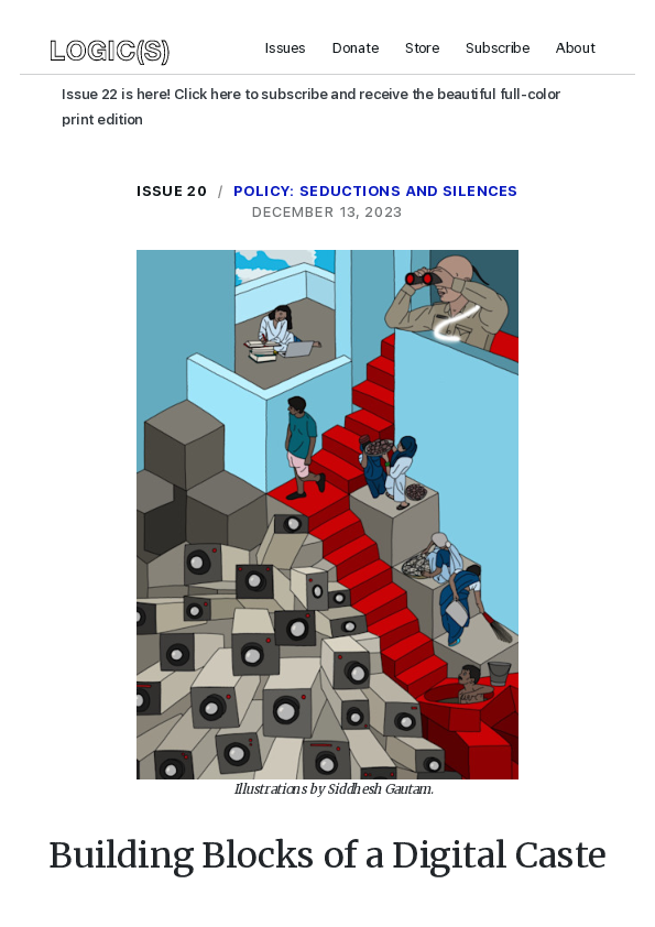 (PDF) Building Blocks of a Digital Caste Panopticon: Everyday ...