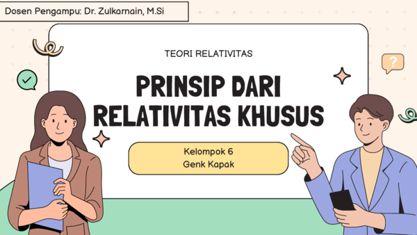 (PDF) Prinsip Relativitas Khusus