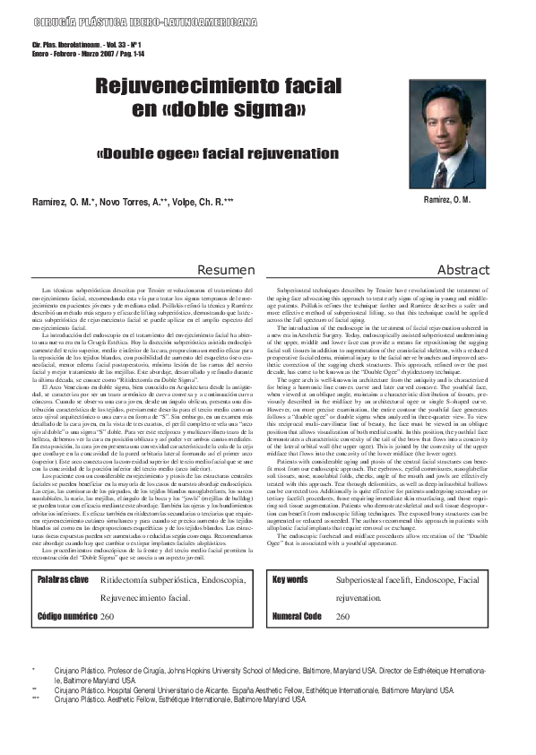 (PDF) Rejuvenecimiento facial en "doble sigma