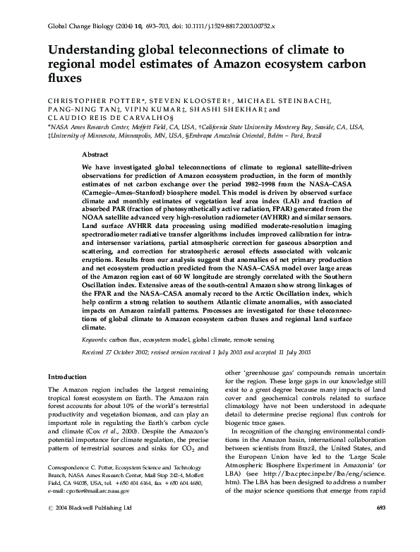 (PDF) Understanding global teleconnections of climate to regional model ...
