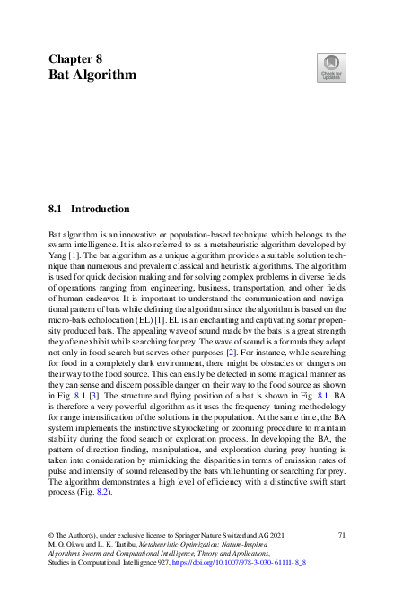 (PDF) Bat Algorithm